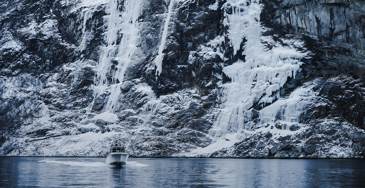 Winter cruise in the World Heritage area - eMobility Geiranger